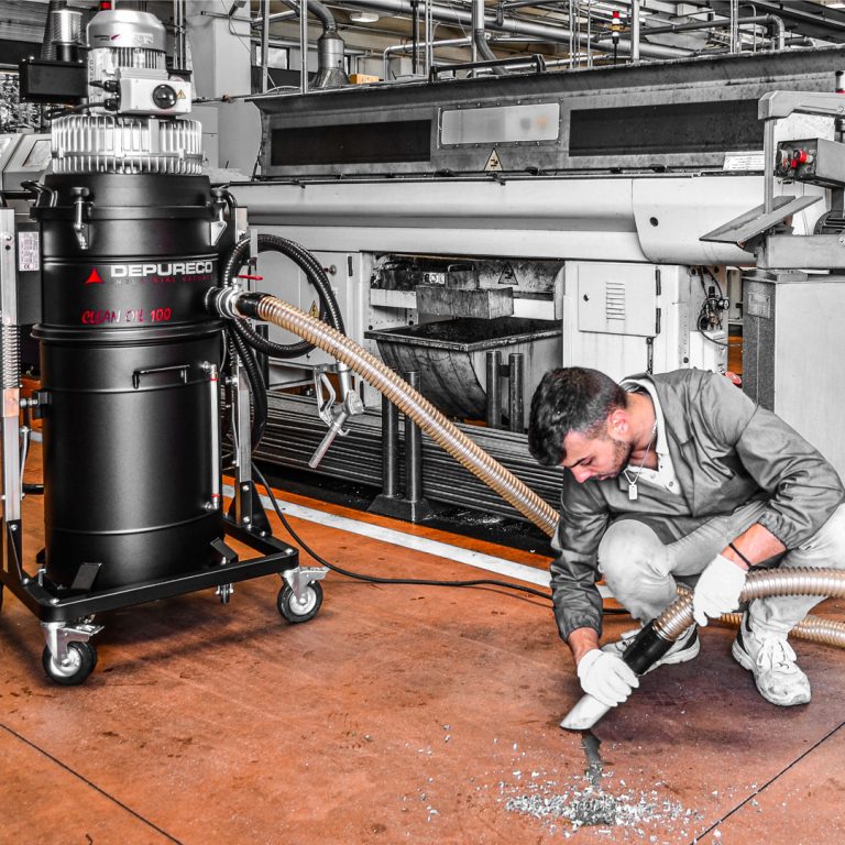 Metal Chip Vacuums for Shavings & Swarf | Depureco USA